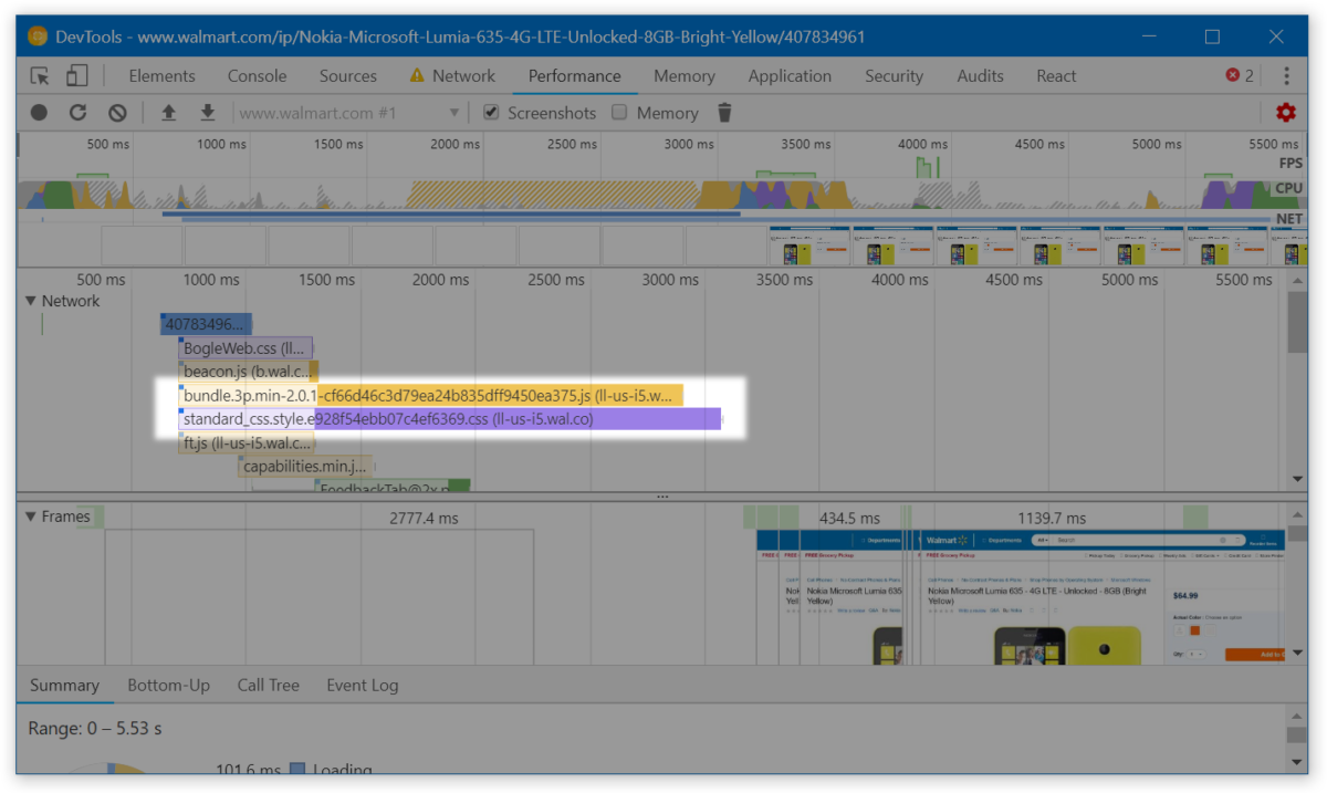 Case study: analyzing the Walmart site performance - Ivan Akulov’s blog